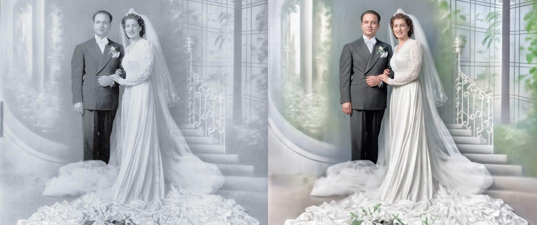 Colorize Black & White Photos Online | Forever Studios